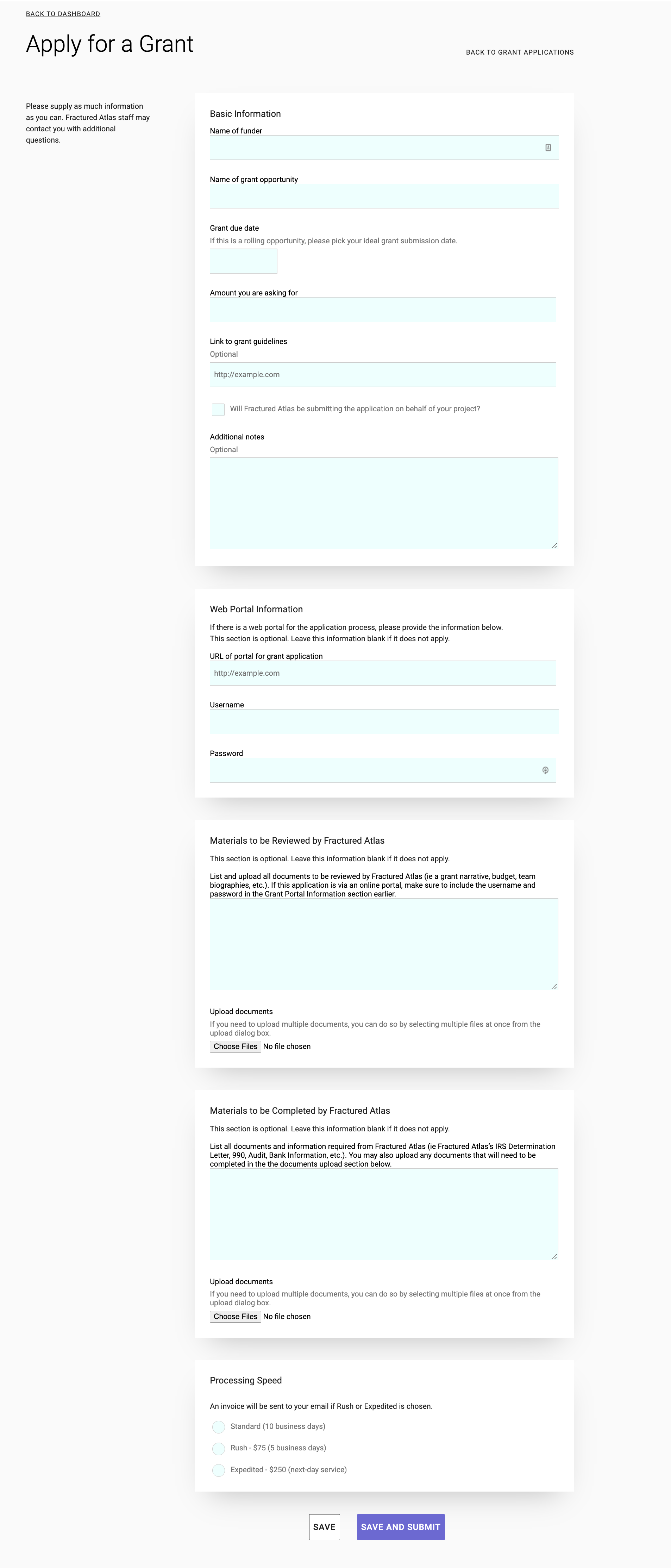 How to Submit a Grant Application for Review – Fractured Atlas